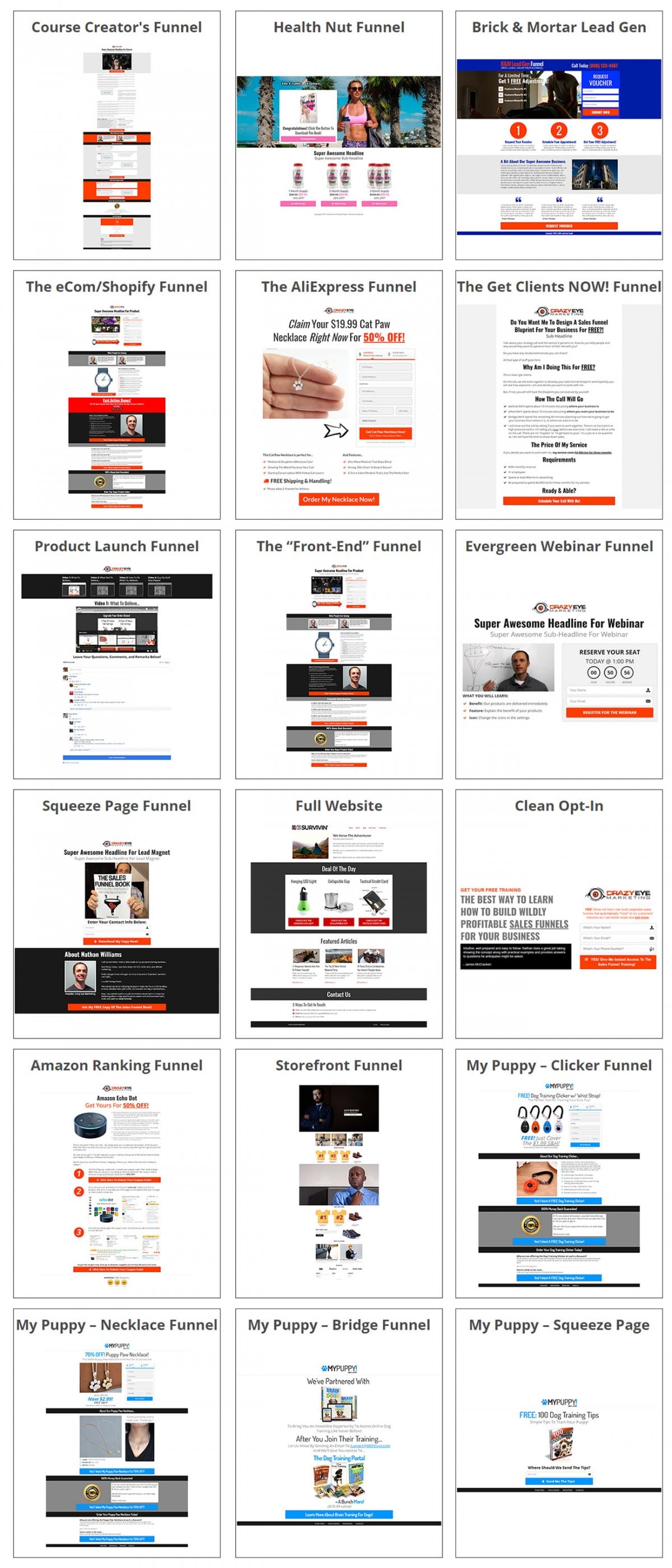 The Ultimate ClickFunnels Training Course v4.0 (2020) | Crazy Eye Marketing